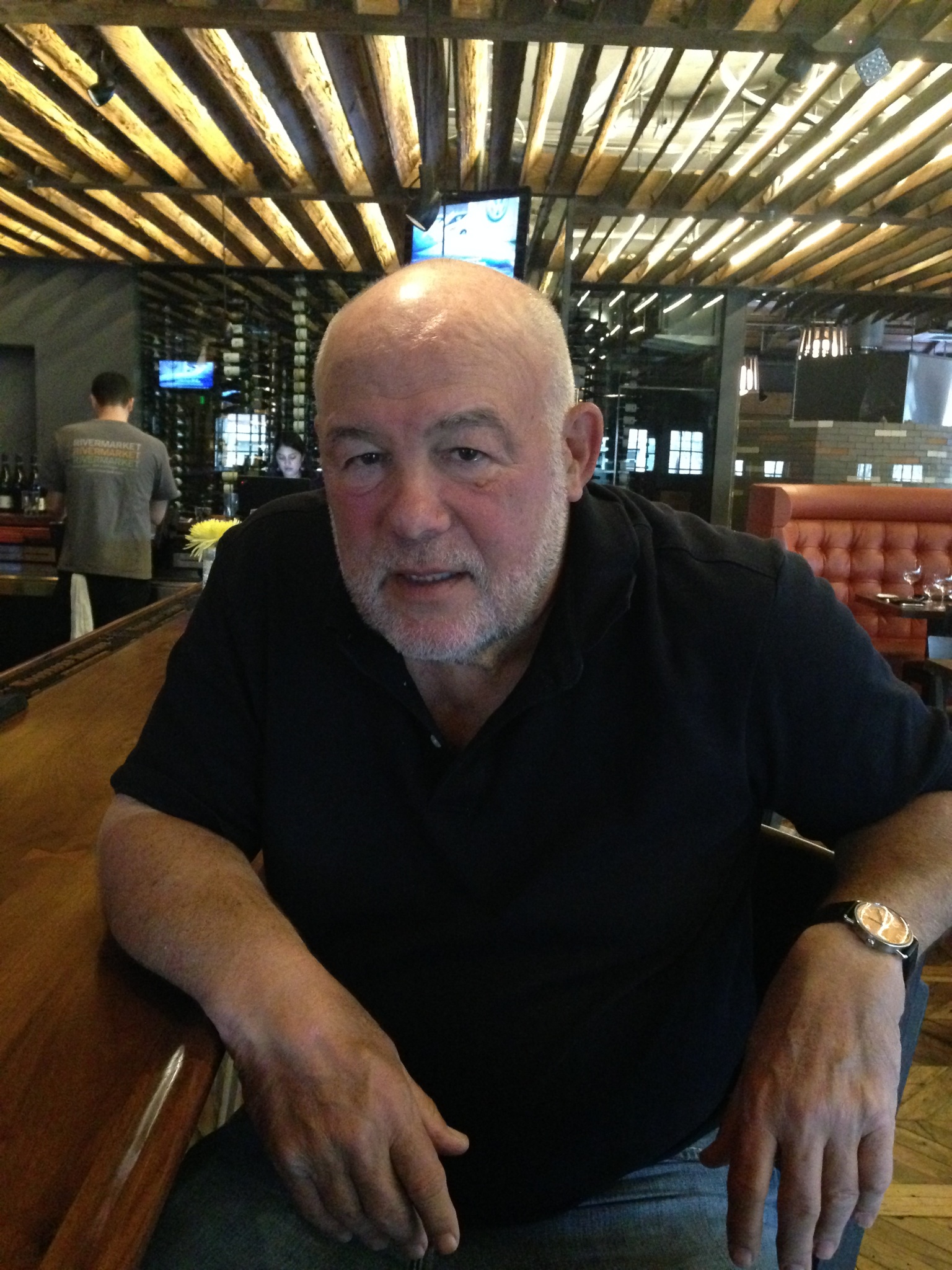 Jeff Joseph ’63 Flyhalf at his new restaurant River Market Bar ...